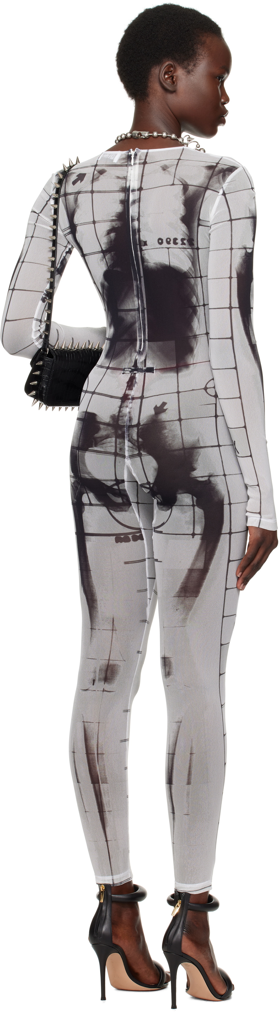 Jean Paul Gaultier White & Black 'The Squeletor' Jumpsuit Jean Paul ...