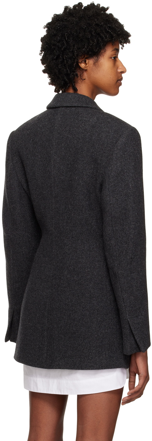 GANNI Gray Suiting Blazer GANNI