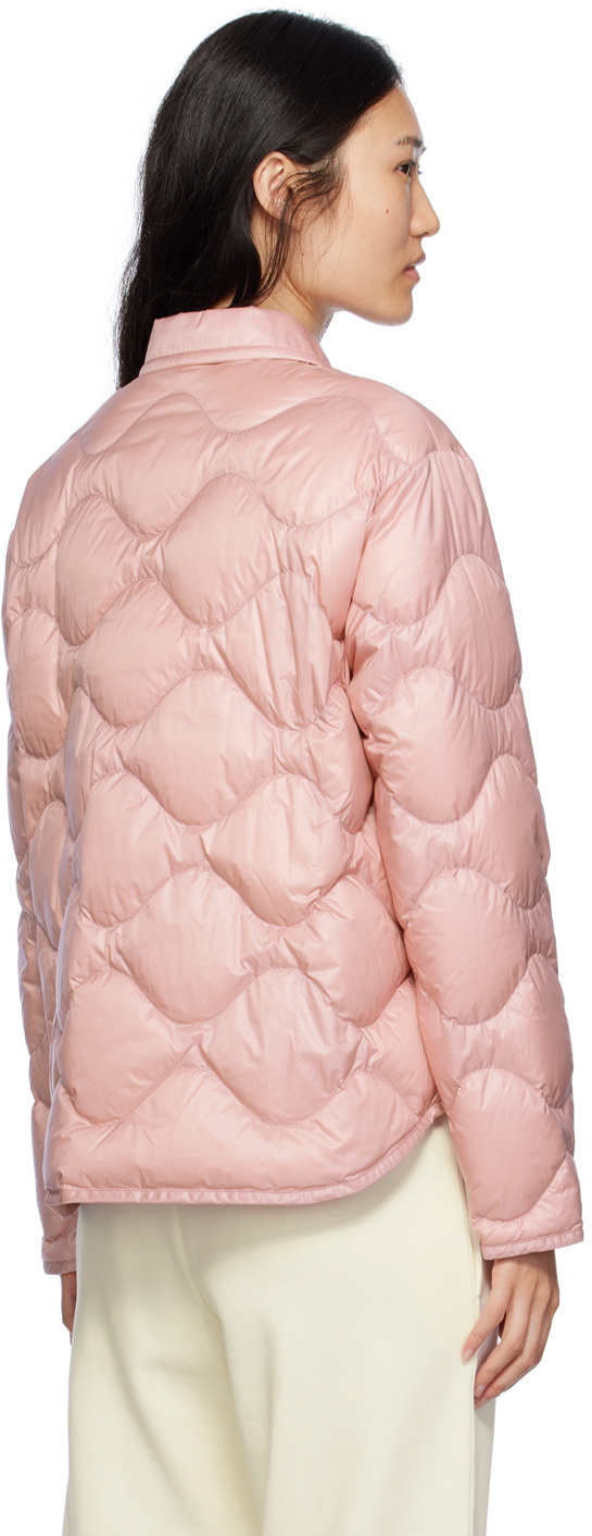 Moncler Pink Quilted Down Jacket Moncler