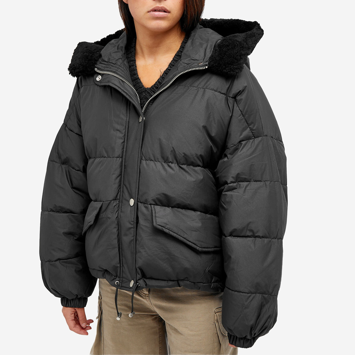Meotine Women's Eva Down Jacket in Black Meotine