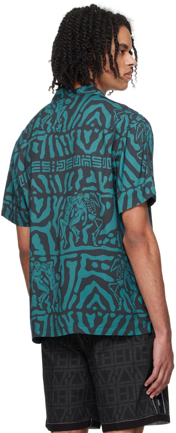 DEVÁ STATES Blue Print Shirt DEVÁ STATES