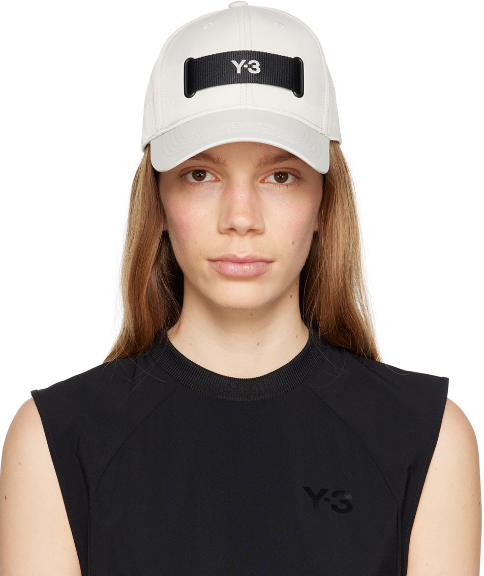 Y-3 Beige Webbing Cap Y-3