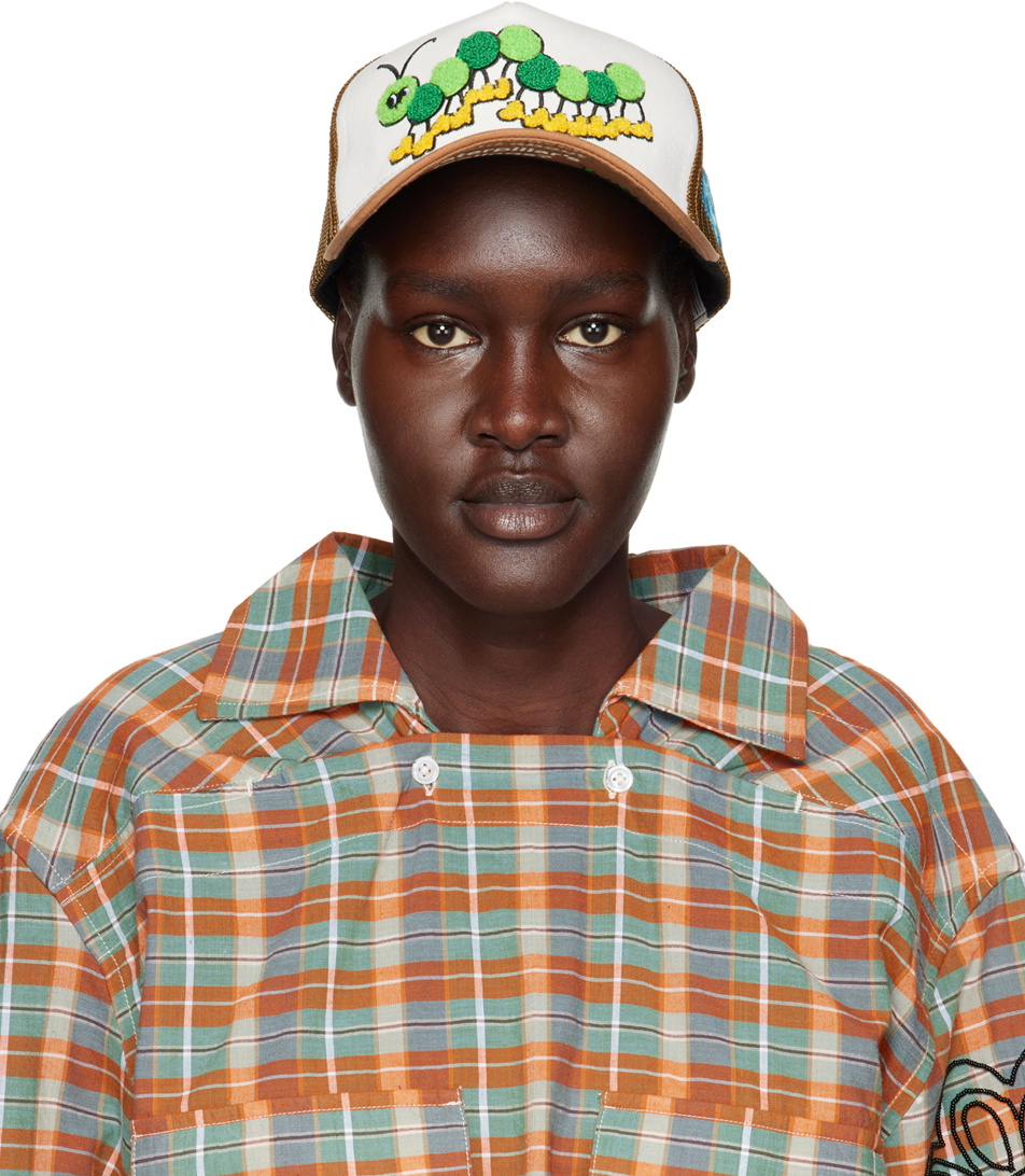 Beepy Bella Khaki Book Worm Cap