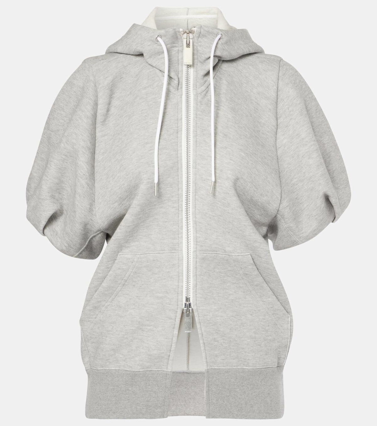 Sacai Sponge jersey zip-up hoodie Sacai