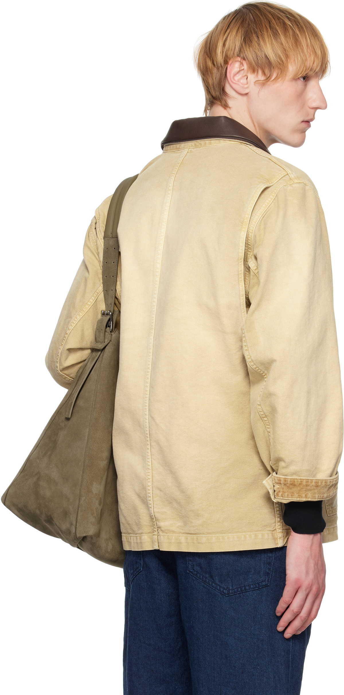 AURALEE Beige Organic Cotton Duck Jacket Auralee