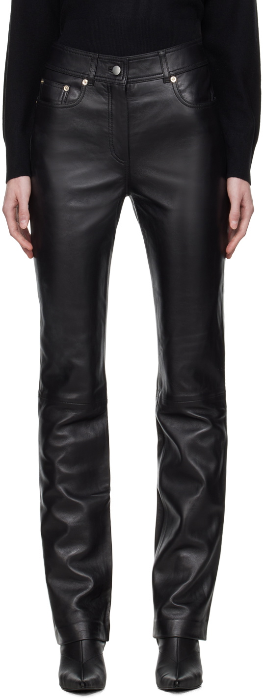 Stand Studio Black Rebecca Leather Pants Stand Studio
