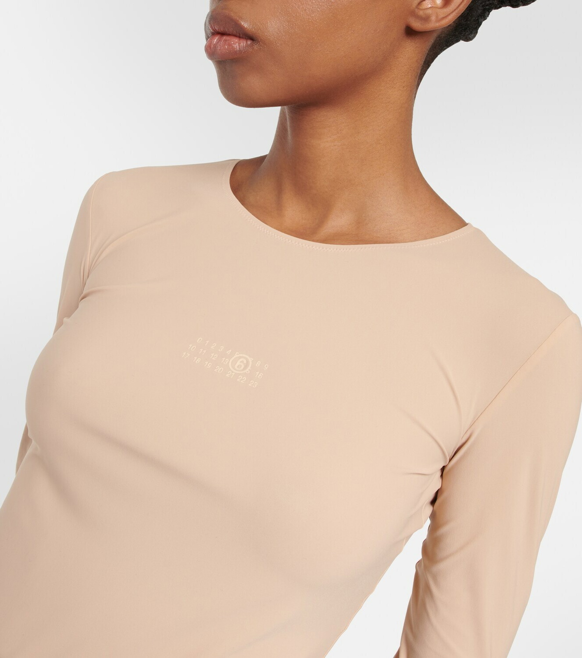 MM6 Maison Margiela Logo bodysuit MM6 Maison Margiela