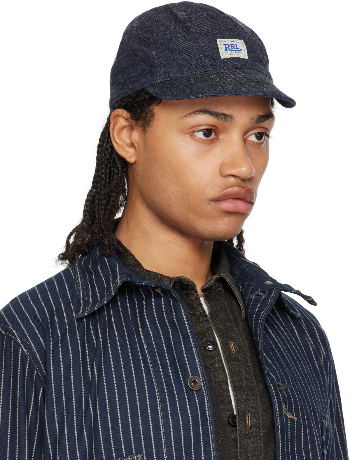 RRL Indigo Denim Service Cap RRL