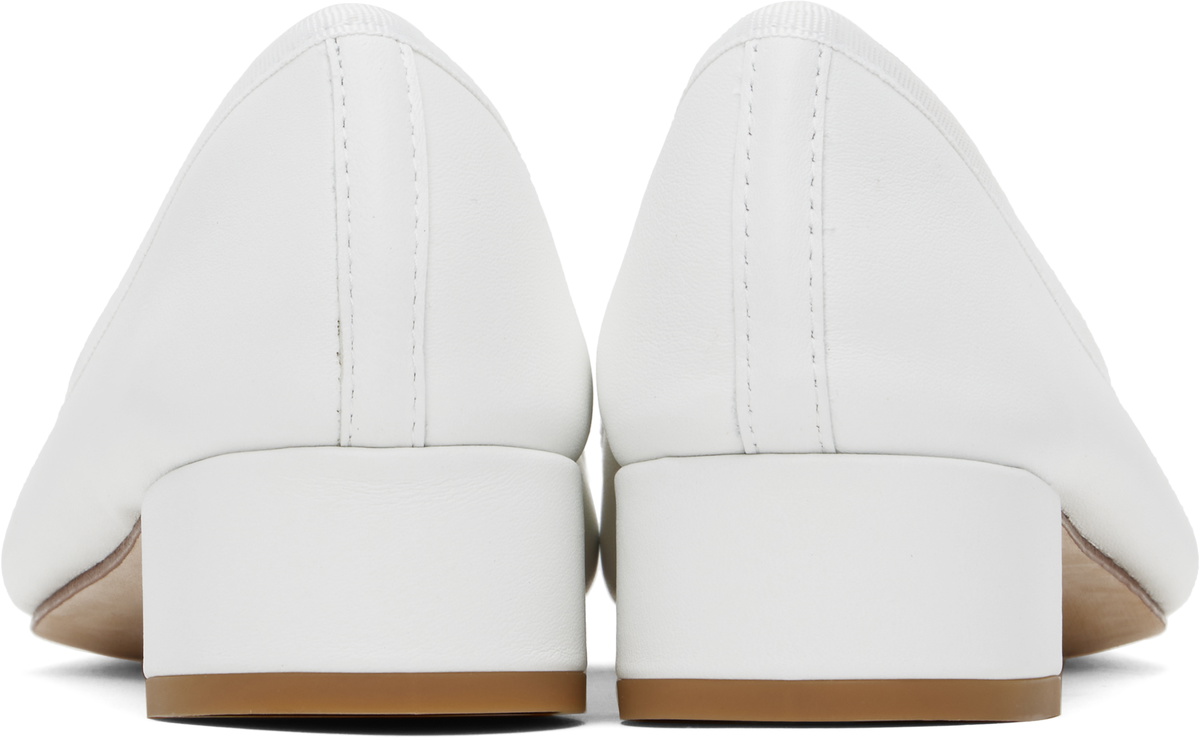 Repetto White Camille Heels Repetto