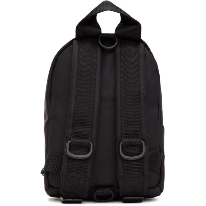 MSGM Black Mini Logo Backpack MSGM