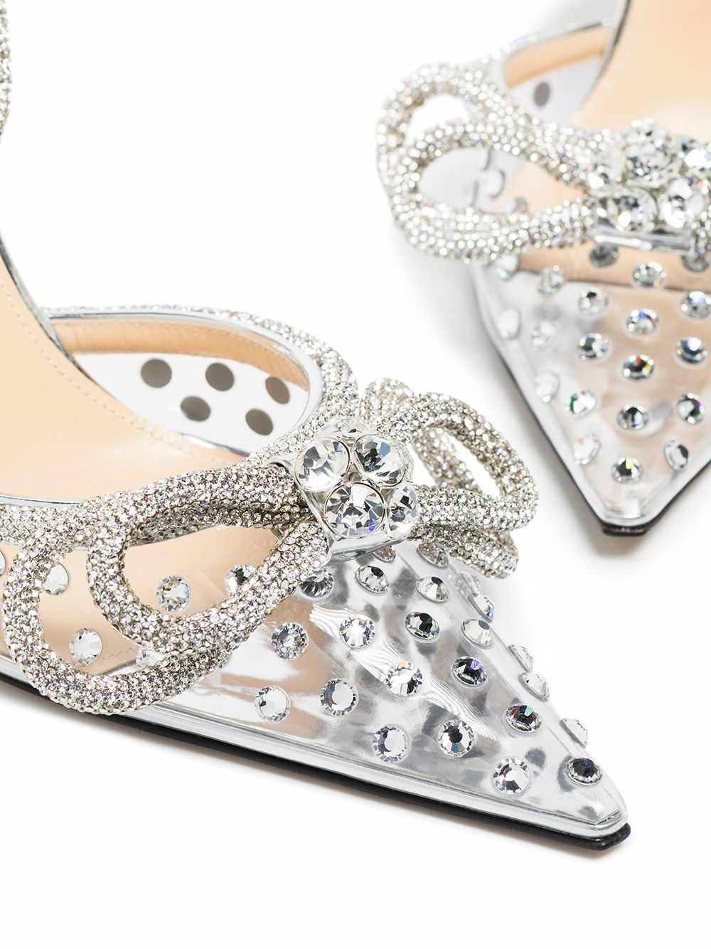 MACH & MACH - Double Bow Pvc High Heel Pumps MACH & MACH