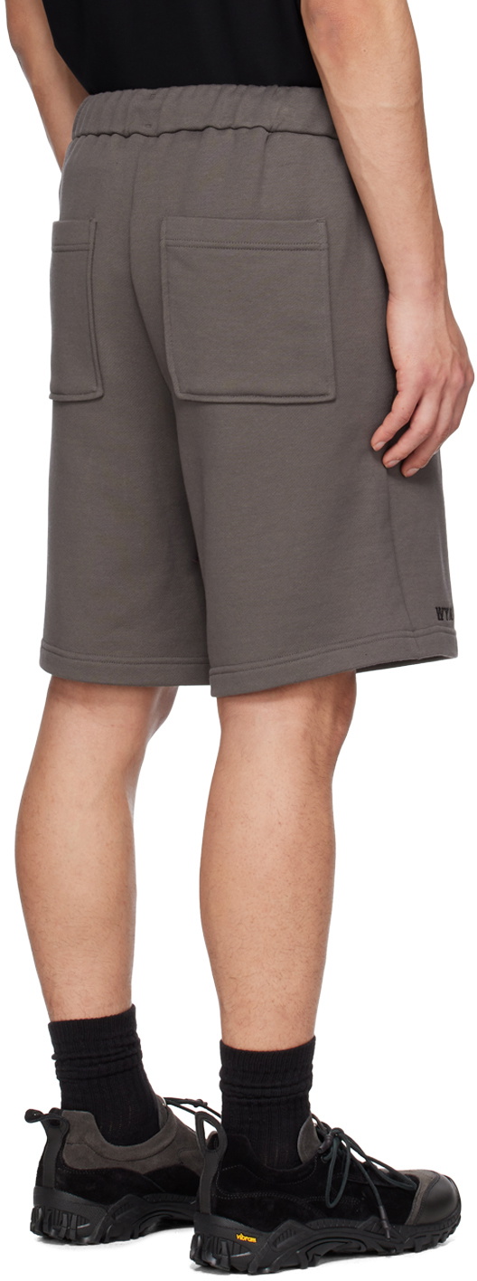 Wooyoungmi Gray Drawstring Shorts Wooyoungmi
