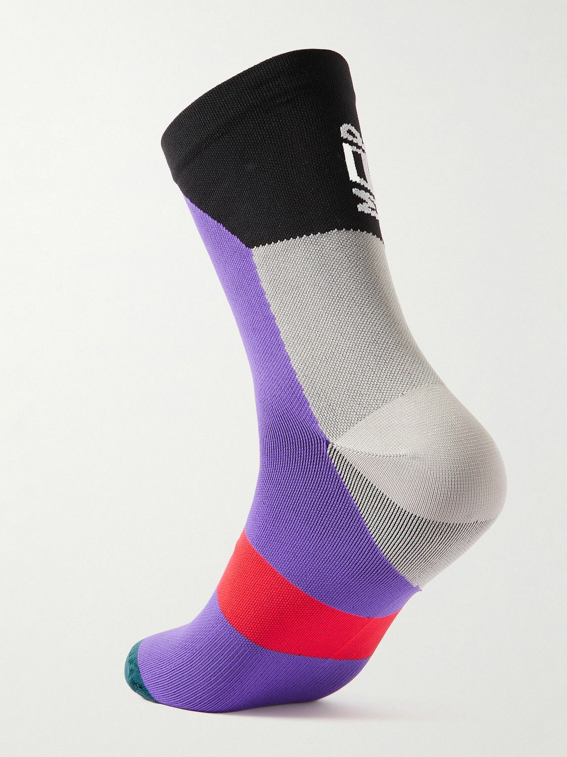 MAAP - Form Colour-Block Stretch-Knit Socks - Purple MAAP