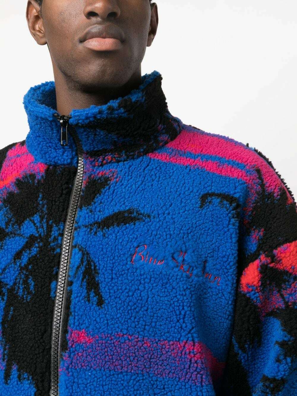 BLUE SKY INN - Printed Fleece Jacket Blue Sky Inn