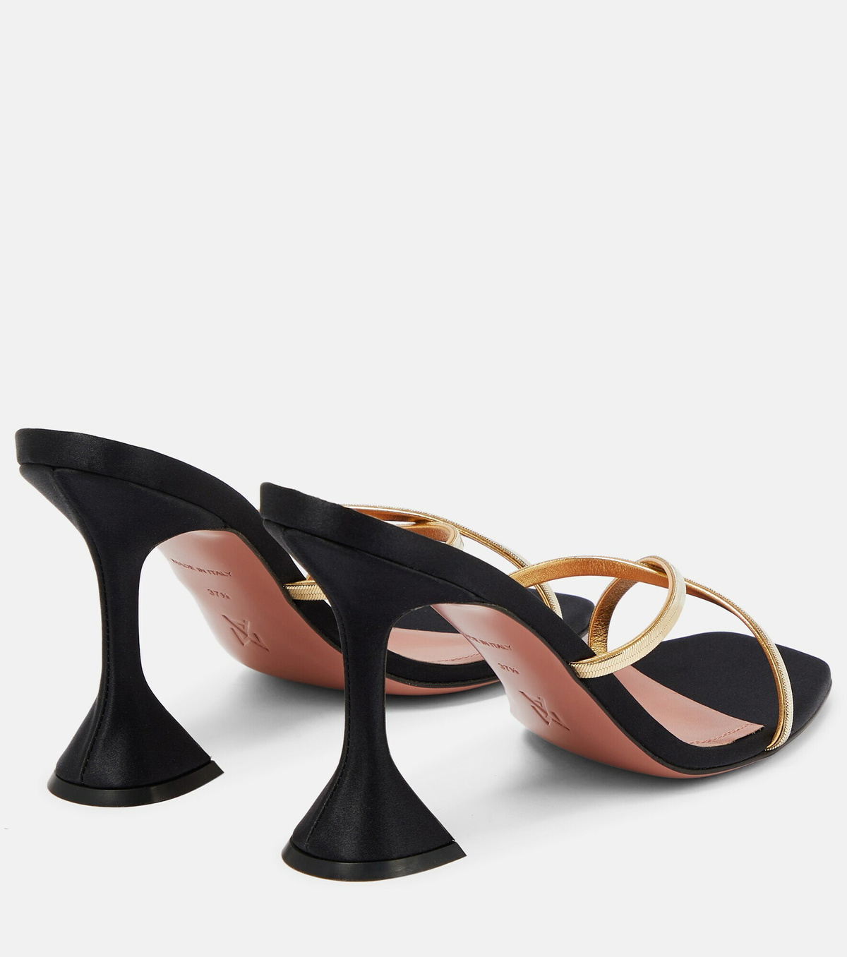 Amina Muaddi - Henson satin mules Amina Muaddi