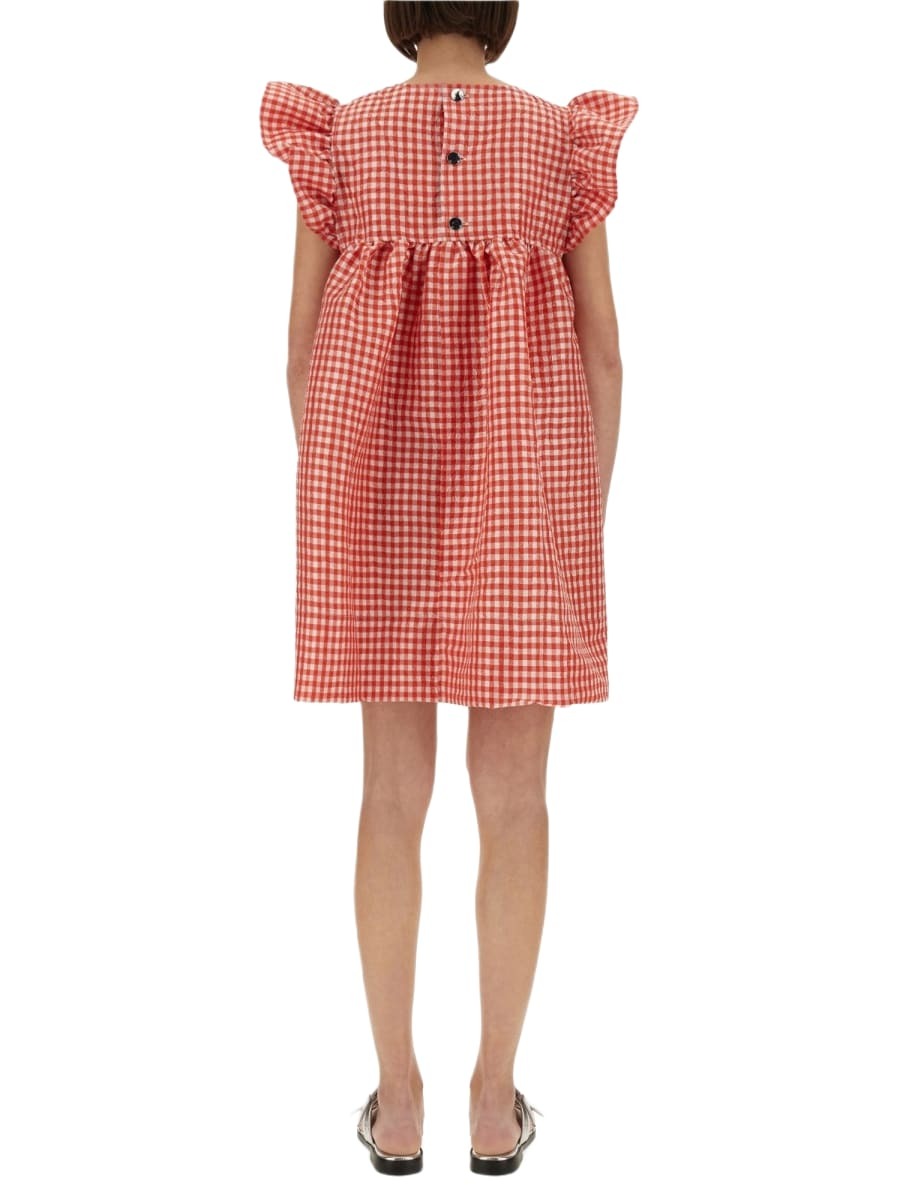 Ganni Checkered Mini Dress GANNI