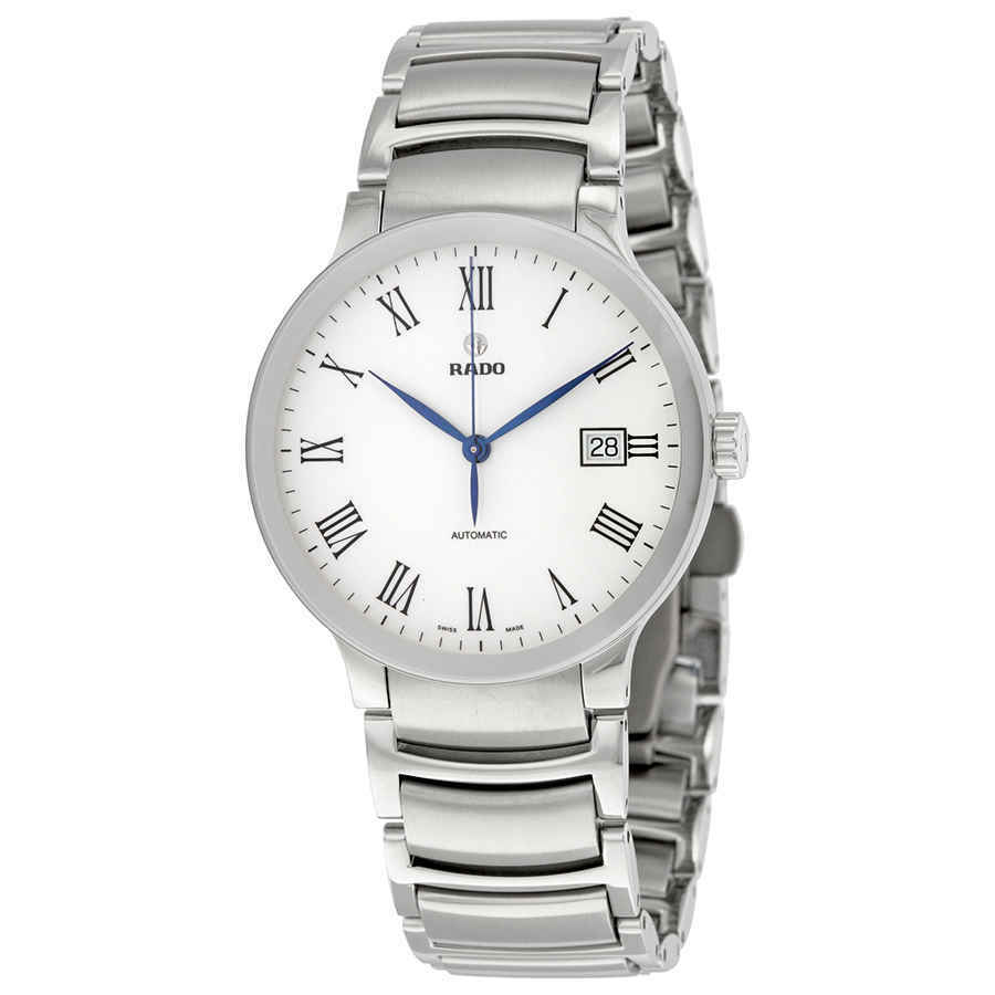 Rado Centrix Automatic White Dial Mens Stainless Steel Watch R30939013 Rado