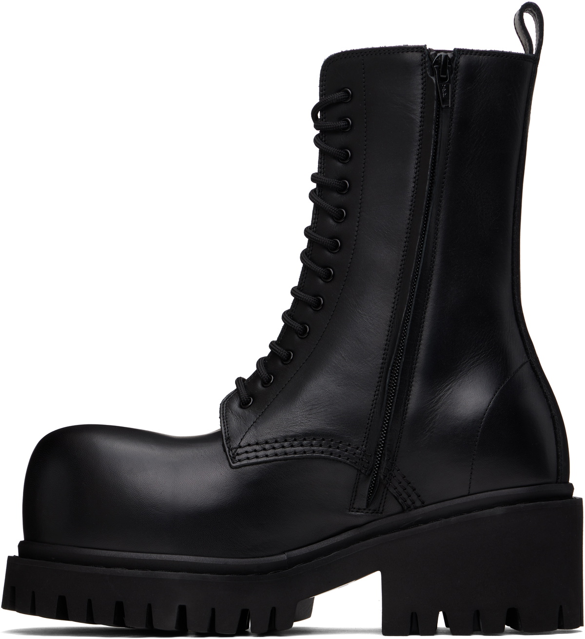 Balenciaga Black Stomper Boots Balenciaga