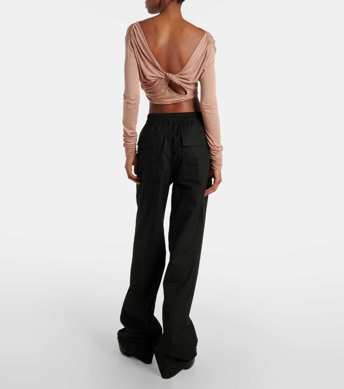 Rick Owens Jade jersey crop top Rick Owens