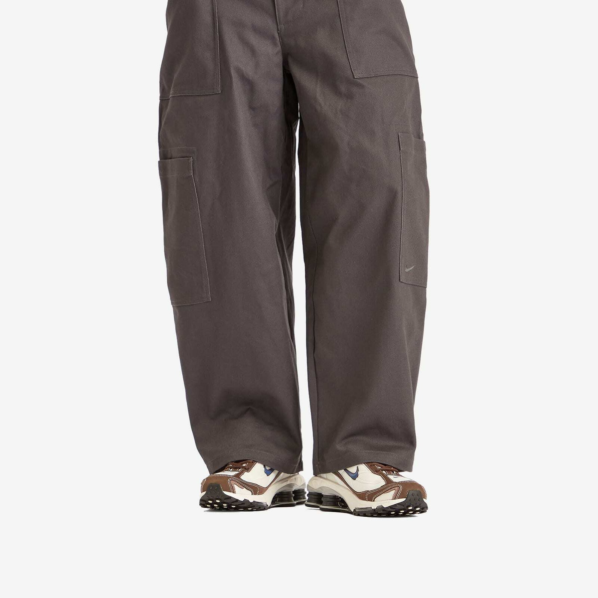 Nike Men's Shox Ride 2 SP Sneaker in Brown/Blue/White Nike