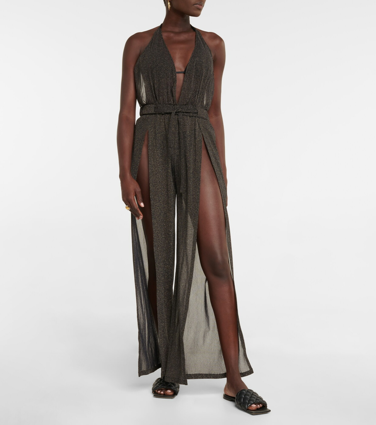 Balmain - Semi-sheer jumpsuit Balmain