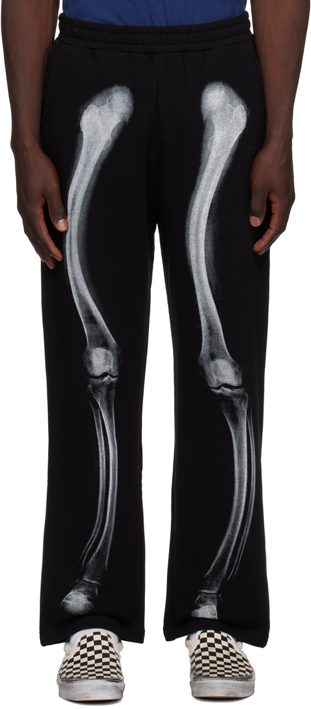 Dime Black Printed Sweatpants Dime
