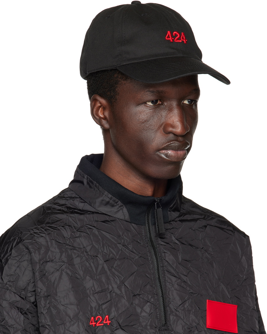 424 Black '424' Cap 424