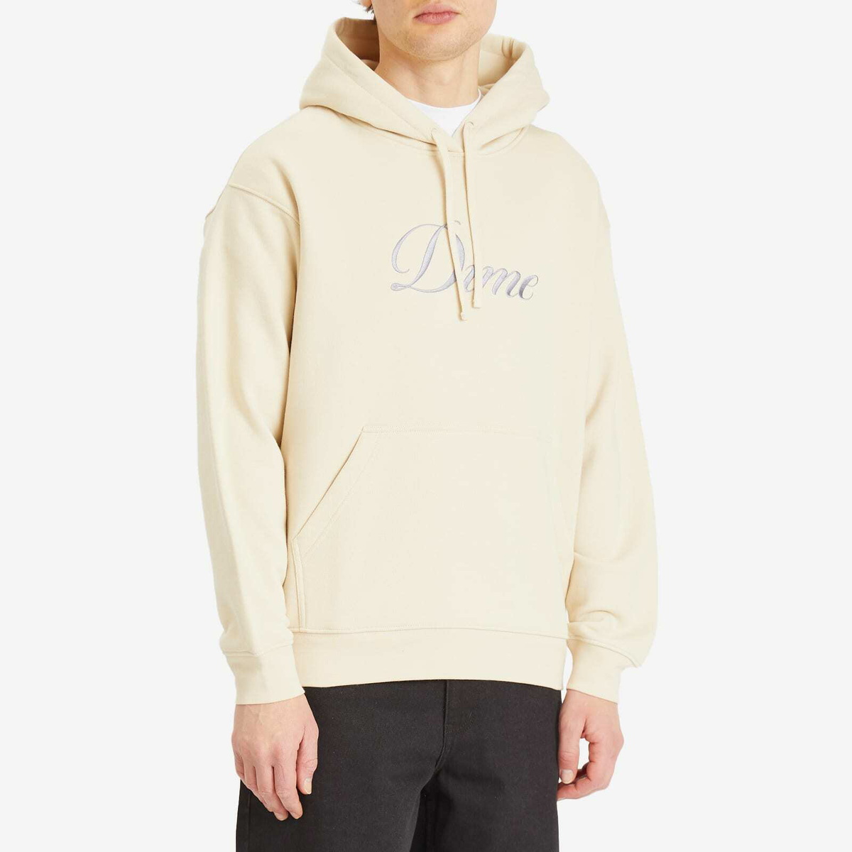 Dime Men's Cursive Logo Hoodie in Fog Dime