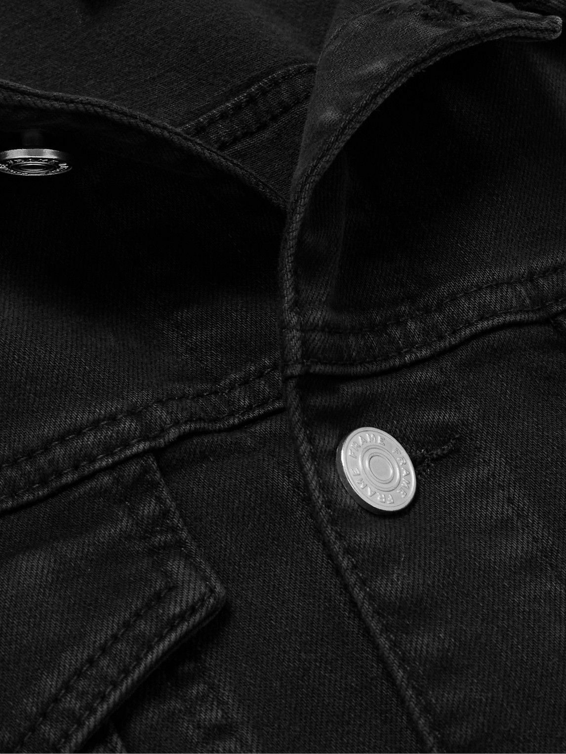 FRAME - Heritage Denim Jacket - Black Frame Denim