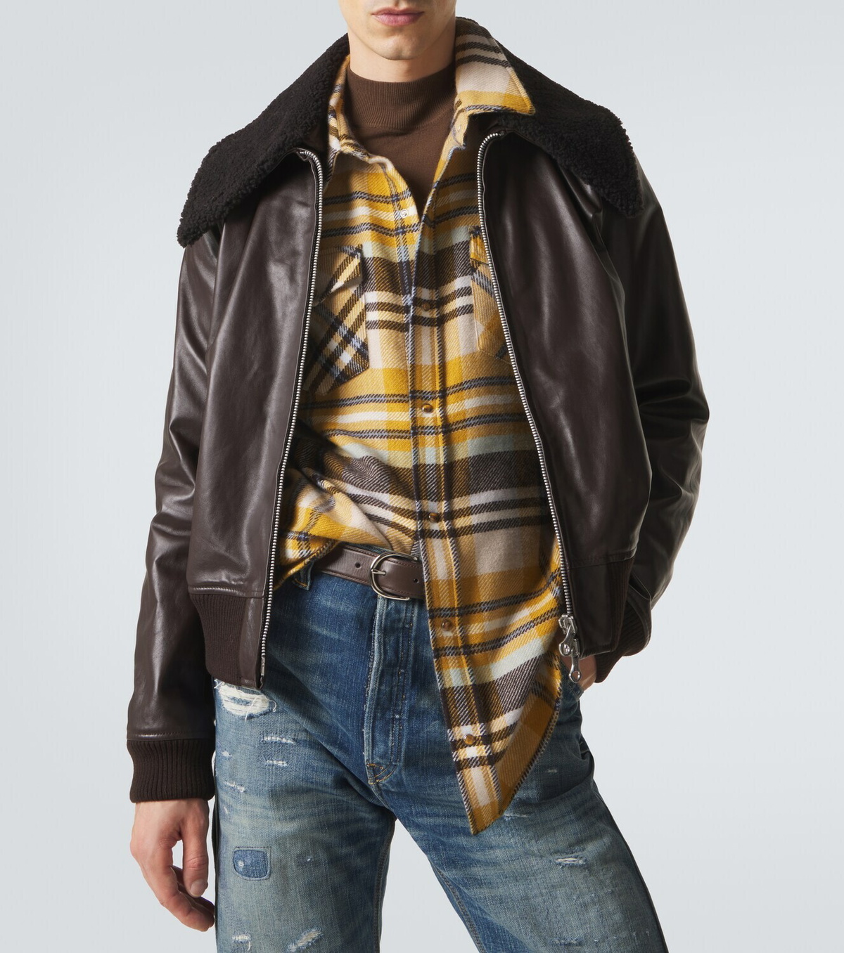 God's True Cashmere Abundance cashmere shirt with tiger eye God's True ...