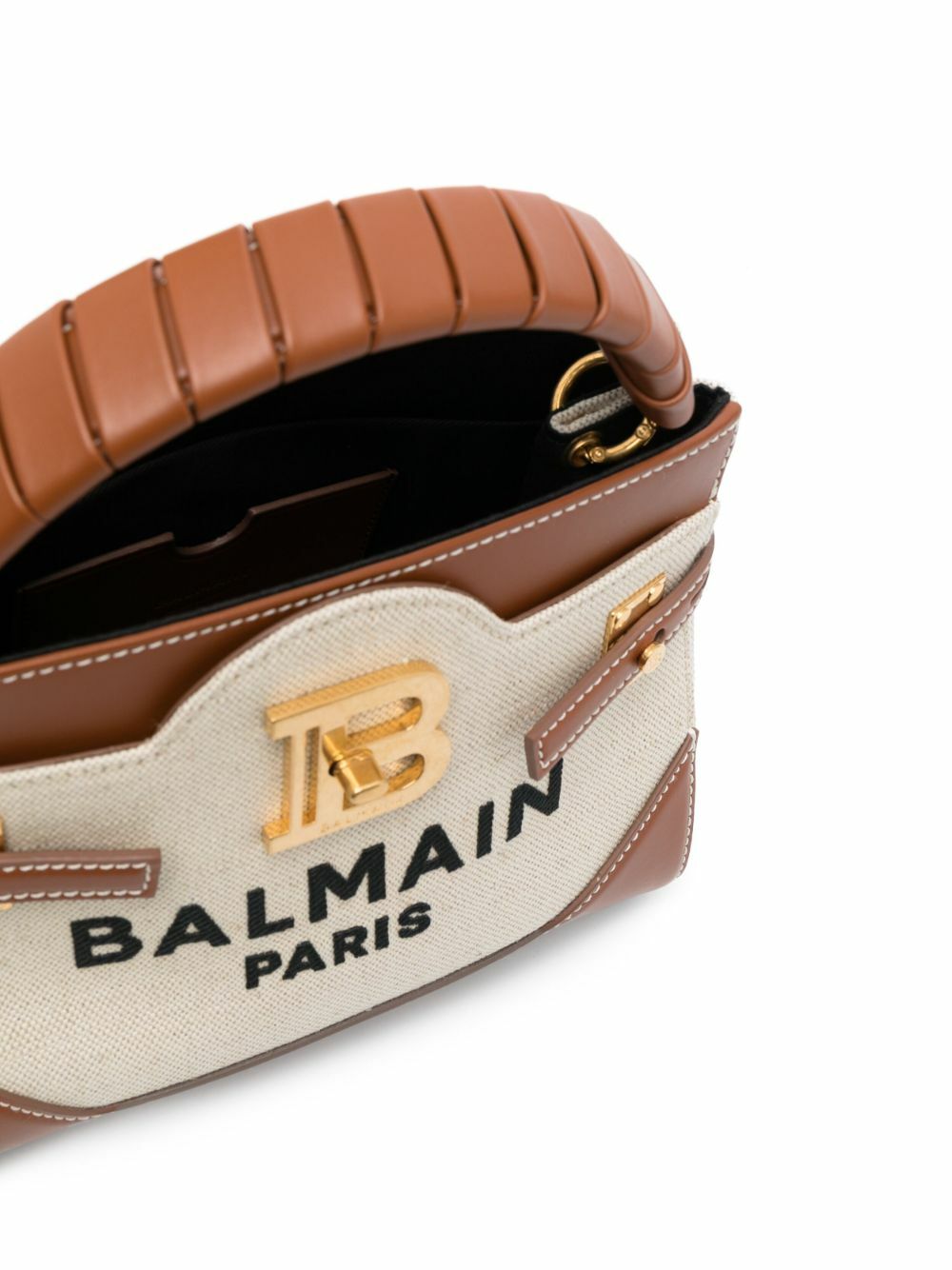 BALMAIN - B-buzz 22 Canvas Handbag Balmain