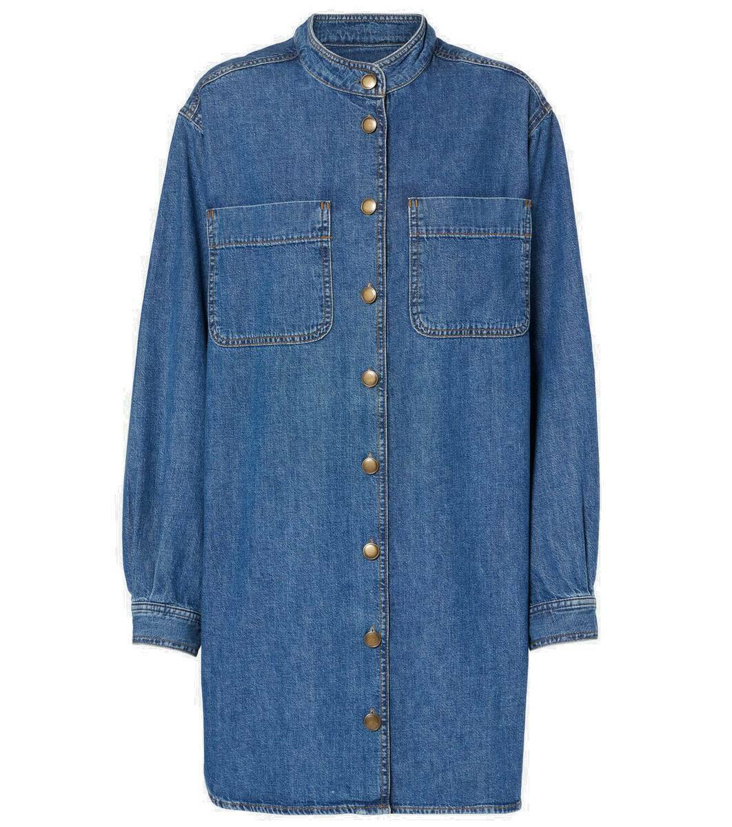 Frame Double Pocket denim shirt dress Frame Denim