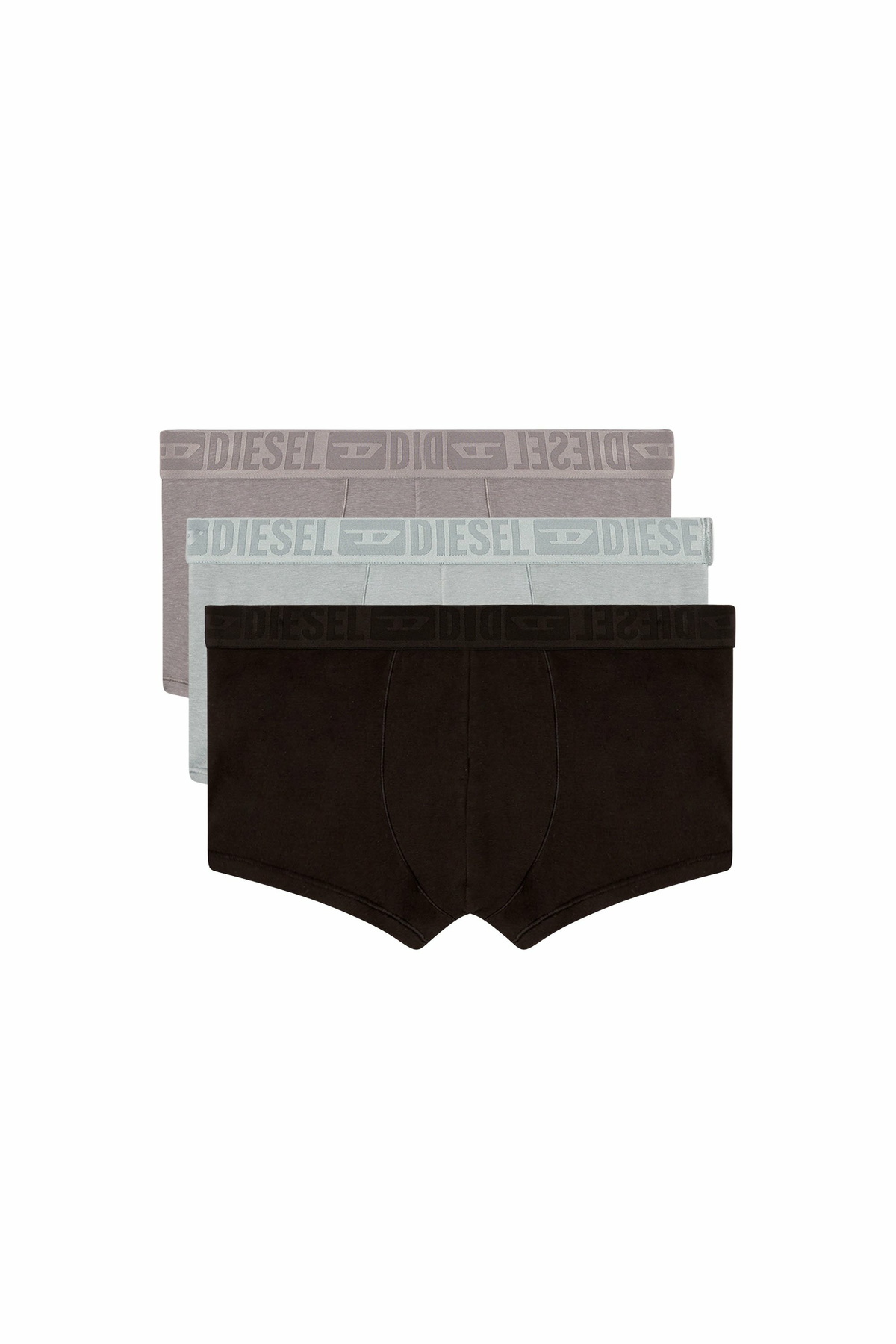 Diesel Three-pack plain boxer briefs - Trunks Mens in Multicolor Diesel
