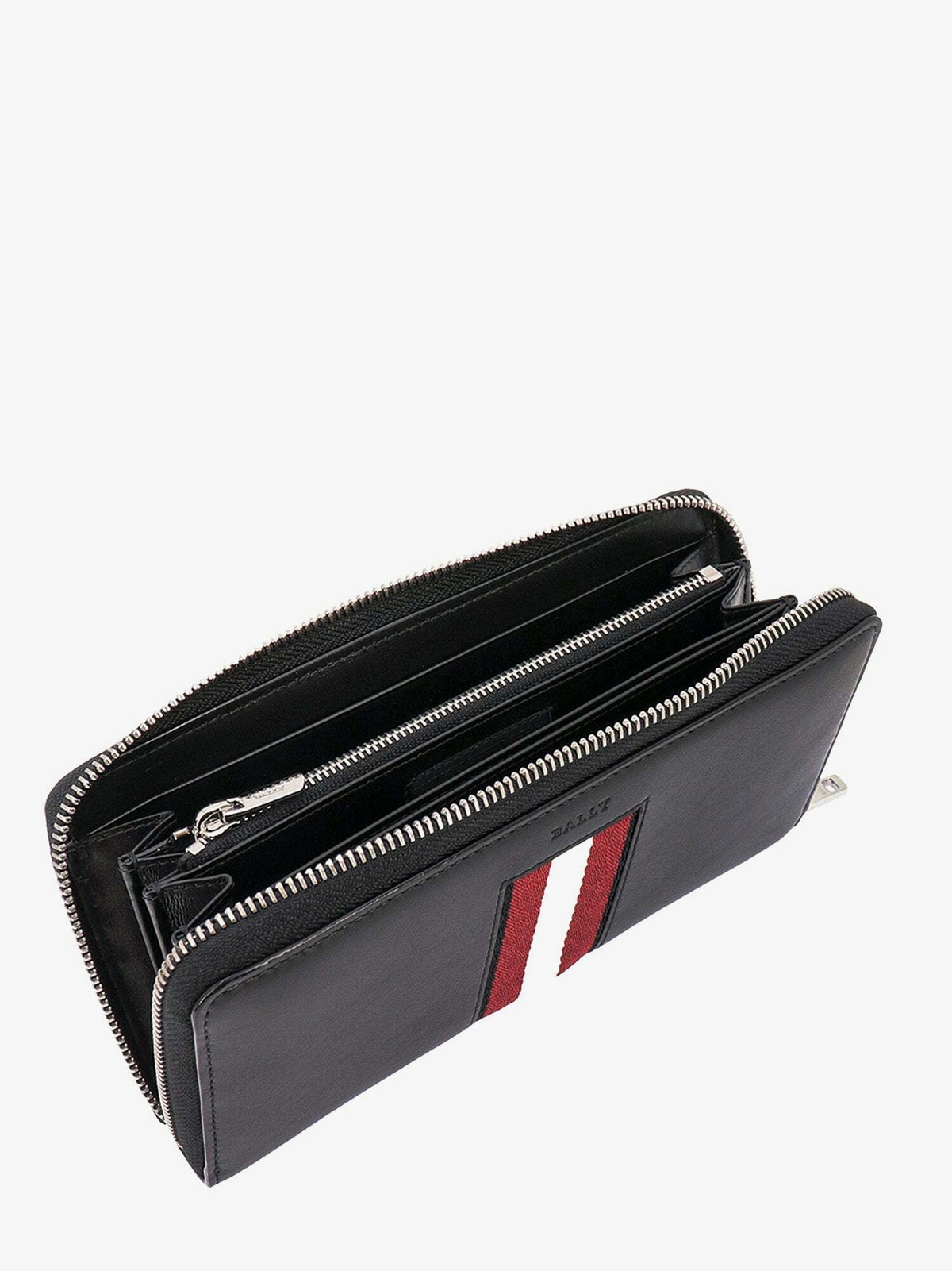 Bally Wallet Black Mens Bally