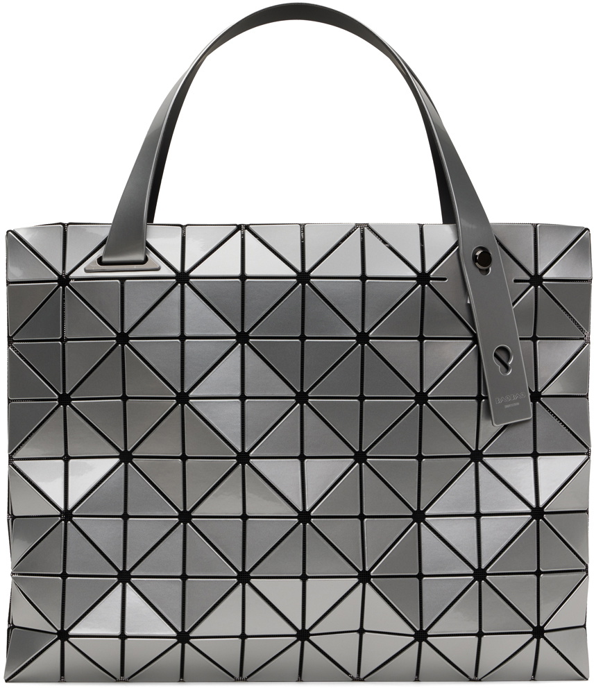 BAO BAO ISSEY MIYAKE Silver Carton Tote Bao Bao Issey Miyake