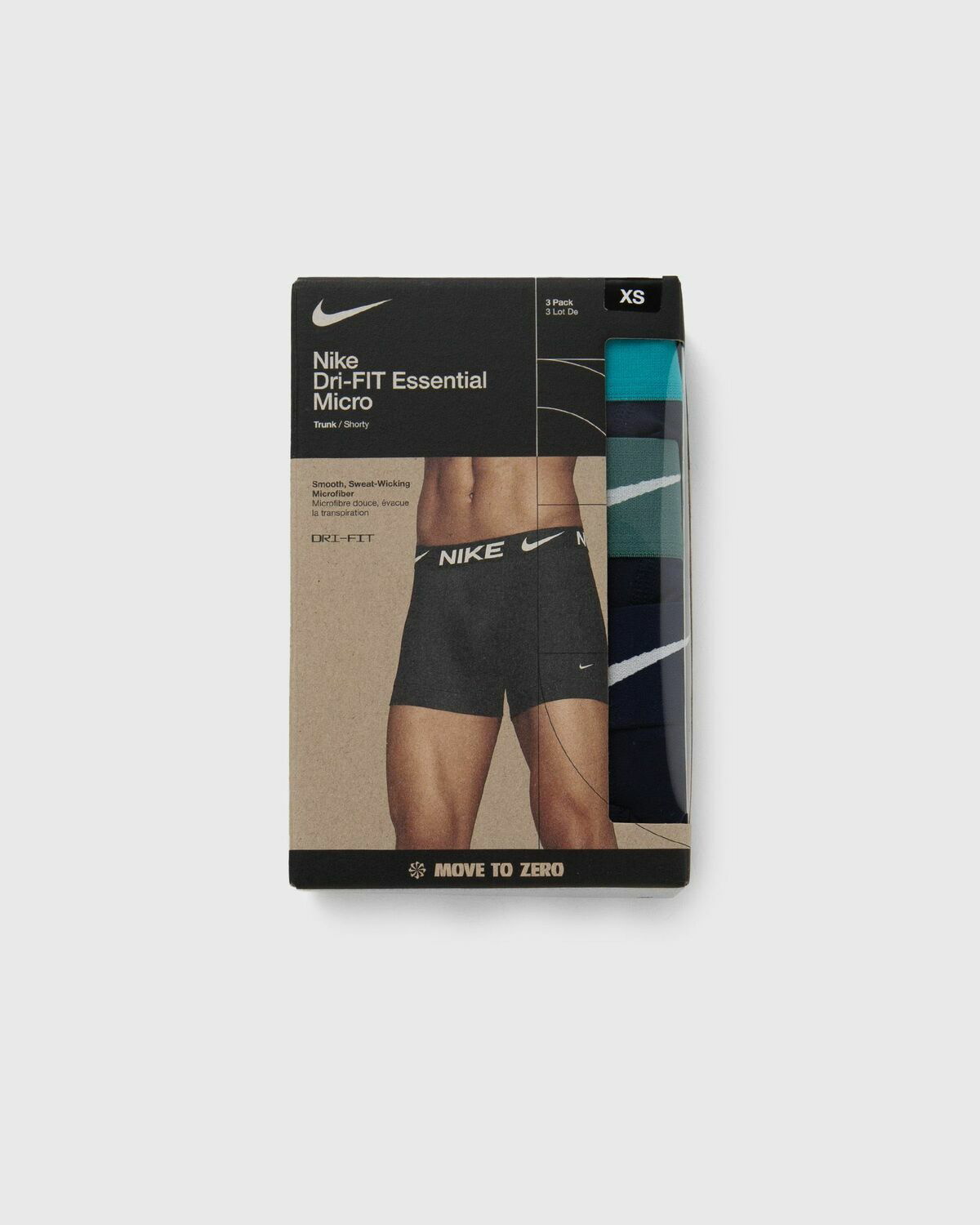 Nike Essential Micro Trunk 3 Pack Black - Mens - Boxers & Briefs Nike