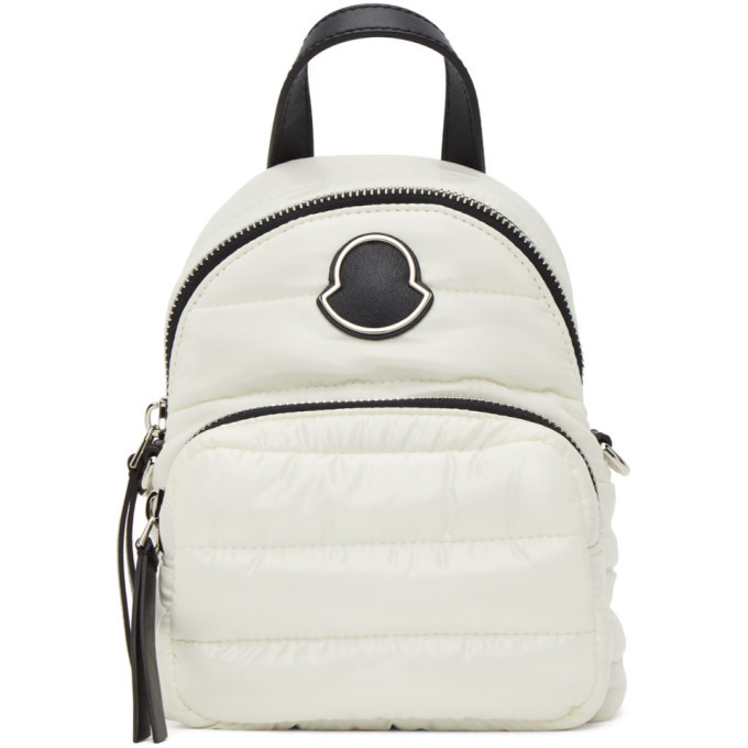 Moncler White Kilia PM Backpack Moncler