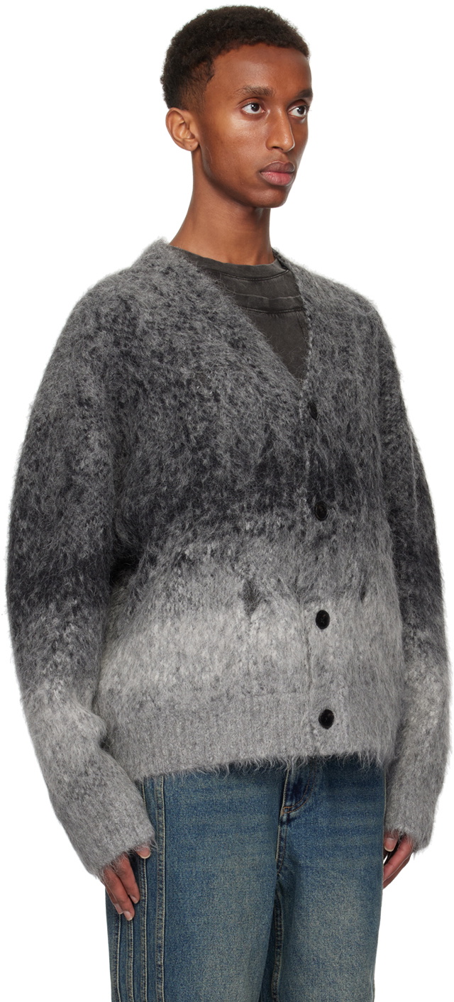 Feng Chen Wang Gray Gradient Cardigan Feng Chen Wang
