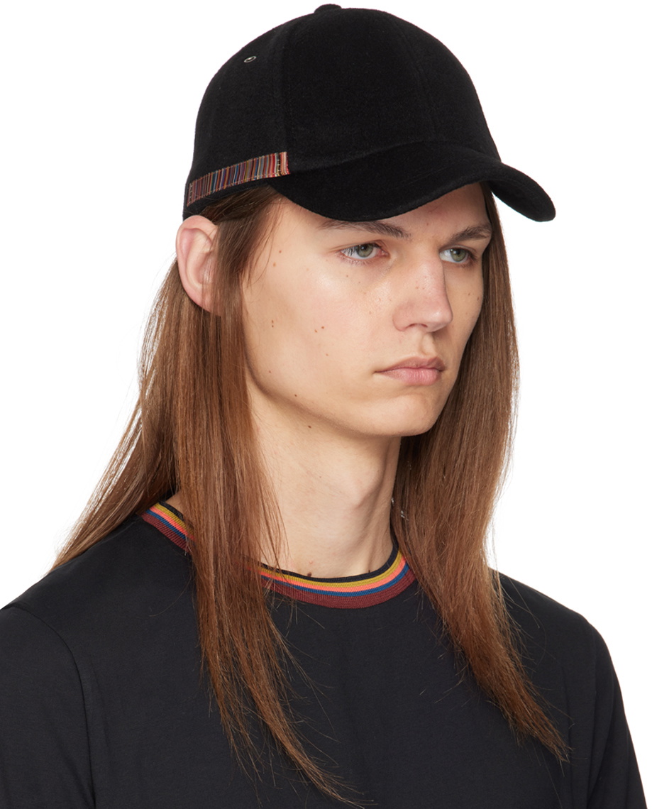 Paul Smith Black Signature Trim Cap Paul Smith