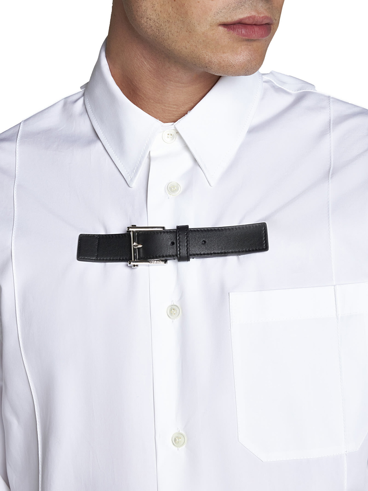 Versace Formal Shirt With Buckle Versace