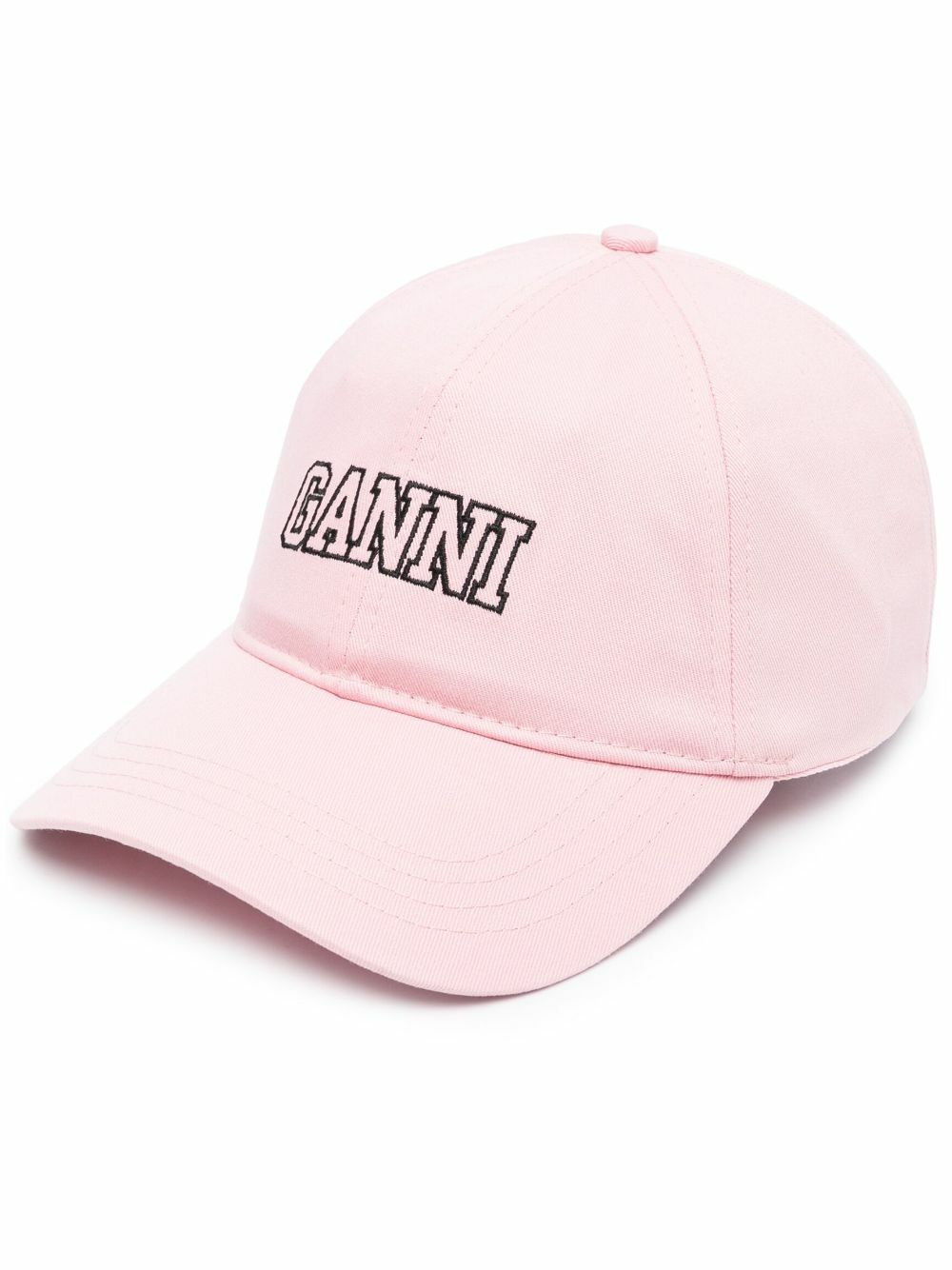 GANNI - Logo Organic Cotton Baseball Cap GANNI