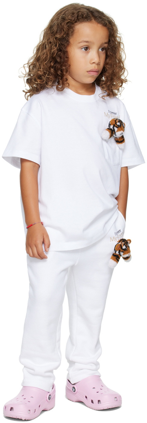 Doublet Kids White With My Friend T-Shirt Doublet