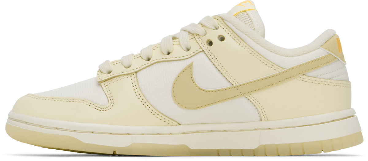 Nike Off-White & Yellow Dunk Low Sneakers Nike