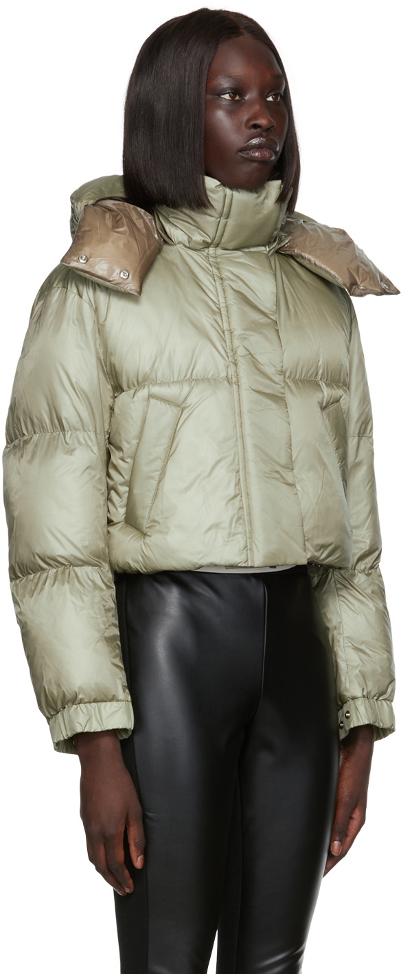 sacai Khaki Quilted Jacket Sacai