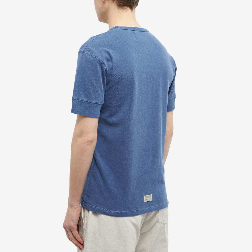 Nigel Cabourn Men's Military Pocket T-Shirt in Denim Nigel Cabourn