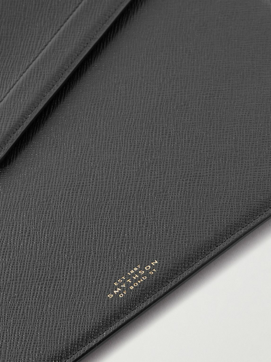 Smythson - Panama Cross-Grain Leather Envelope Folio Smythson