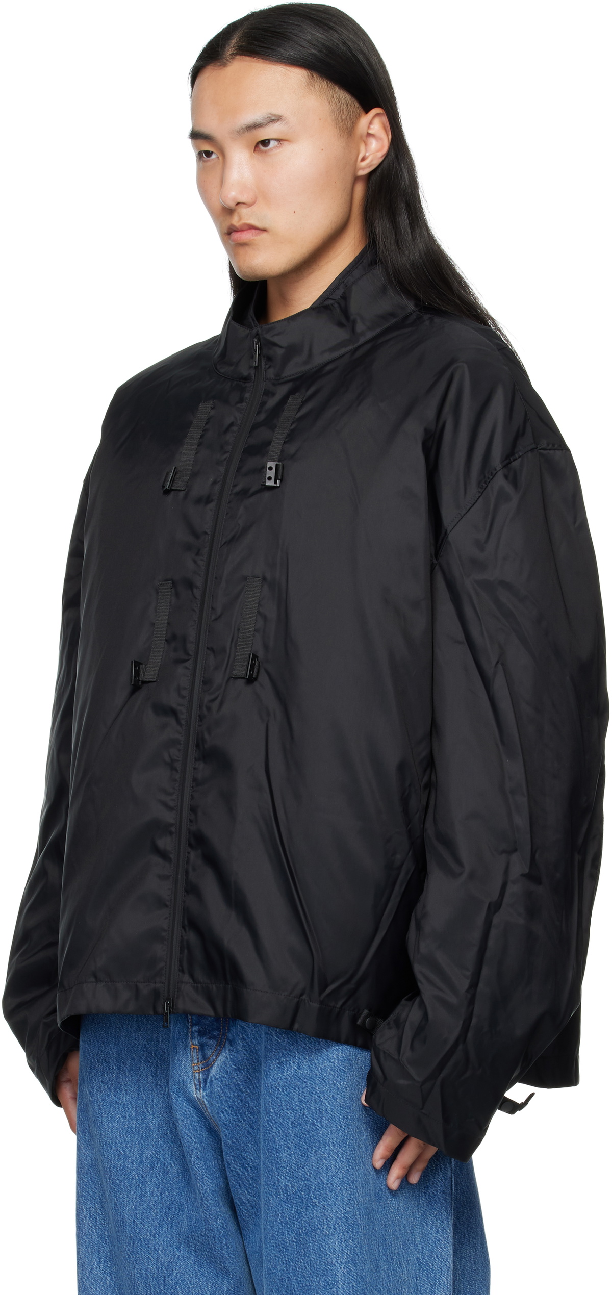 VETEMENTS Black Biker Parka Coat & Jackets Set Vetements