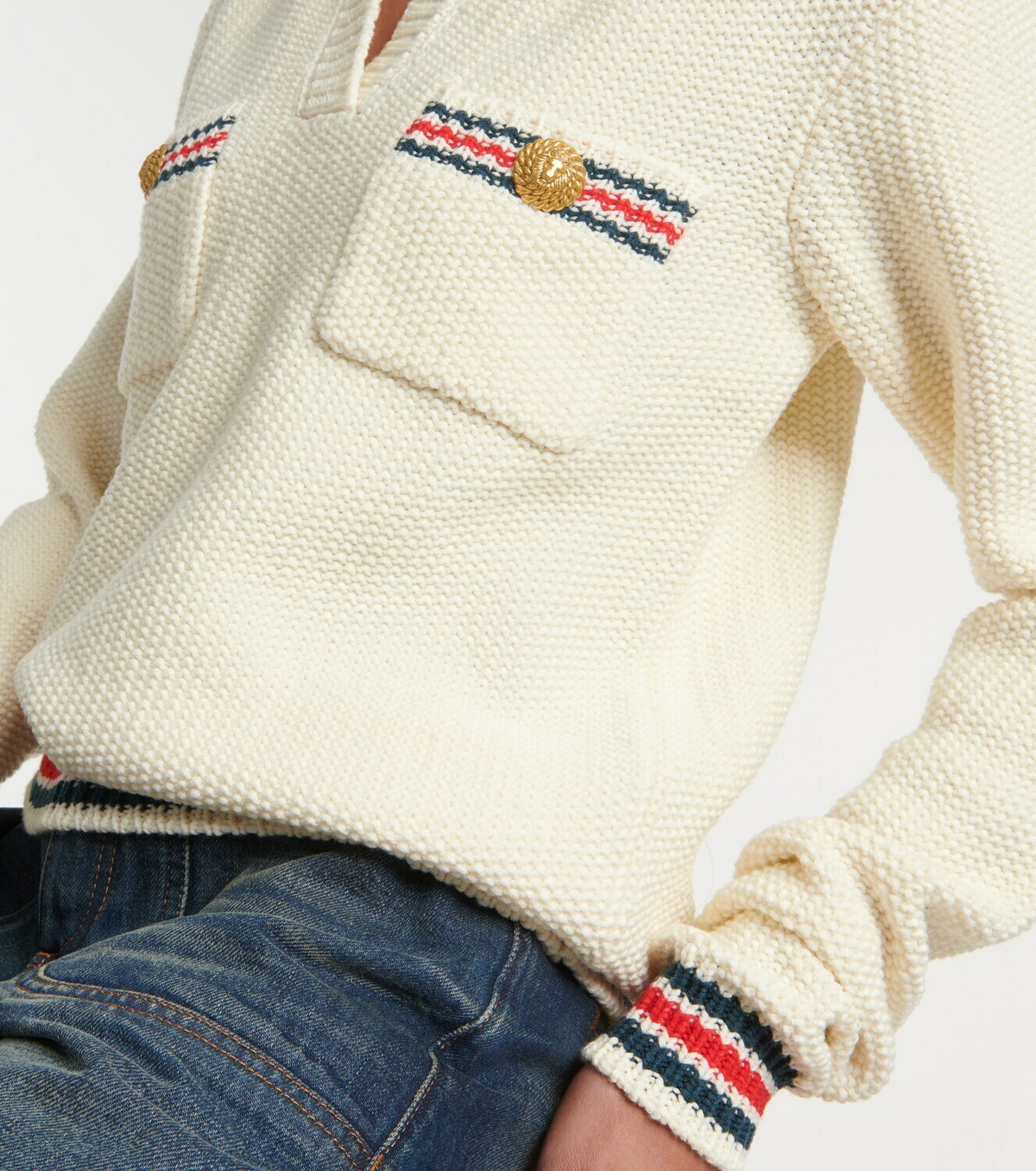 Balmain Embellished knit sweater Balmain