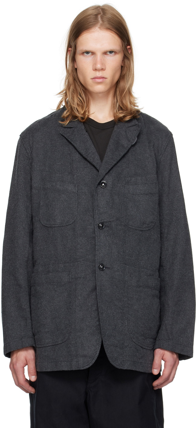 Engineered Garments Gray Bedford Blazer Engineered Garments