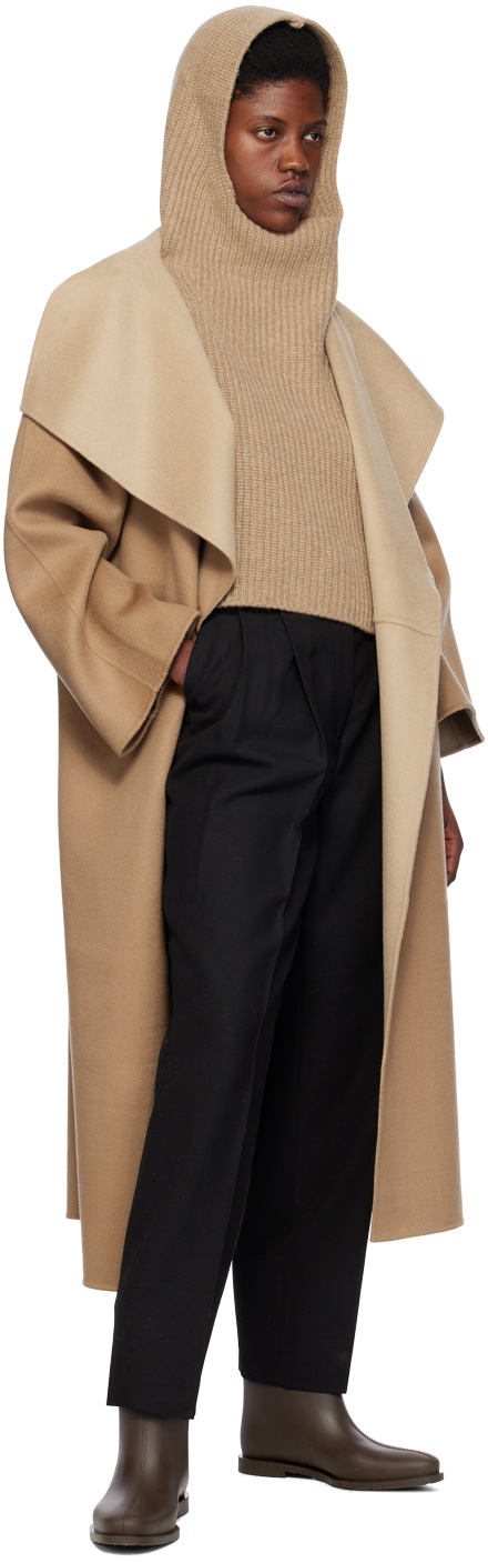TOTEME Tan Two-Tone Coat Toteme